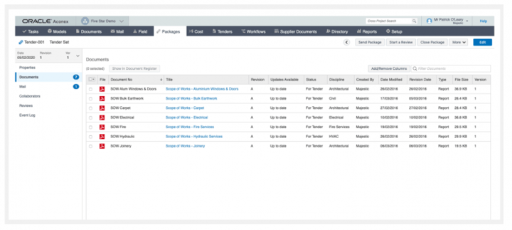 Primaned | Oracle Aconex Document Management System